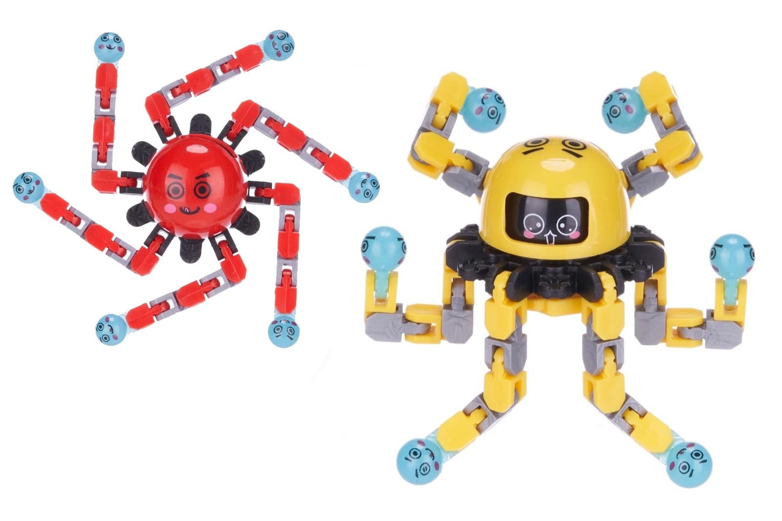 Motorična igrača “Spinning Fidget Robot” – www.bushyboo.si